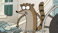 Rigby Hamboning Gif