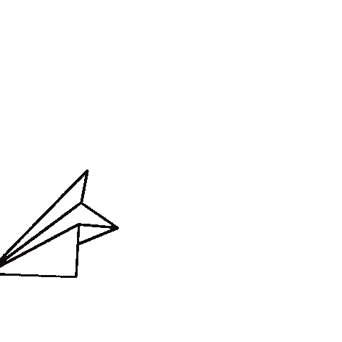 Paper Airplane Flying Gif