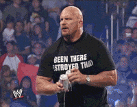 Stone Cold Middle Finger Gif