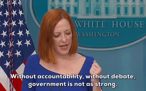 18 GIFs From Jen Psaki's Tenure as White House Press Secretary by GIPHY ...