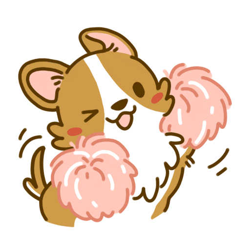 Cheer Up Fighting GIF by Lazy Corgi - Find & Share on GIPHY