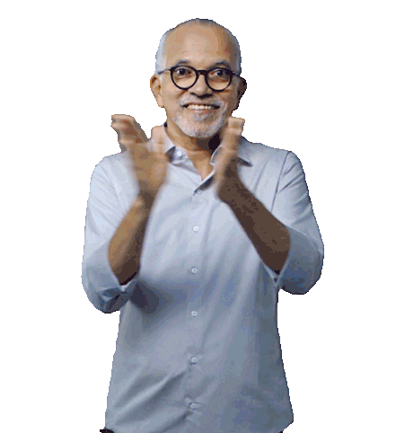 Clap Palmas Sticker by Edvaldo Nogueira for iOS & Android | GIPHY