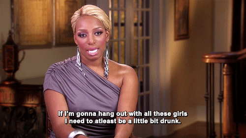 Nene Leakes Drinking By Realitytv Find And Share On Giphy