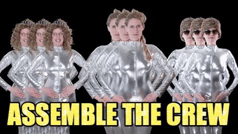 Assemble-the-crew GIFs - Get the best GIF on GIPHY