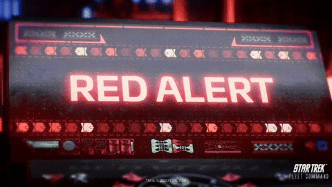 Warning Star Trek GIF by Star Trek Fleet Command - Find & Share on GIPHY