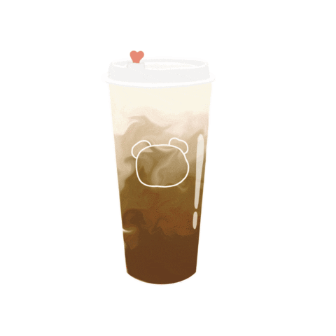 Bubble Tea Coffee Sticker for iOS & Android | GIPHY