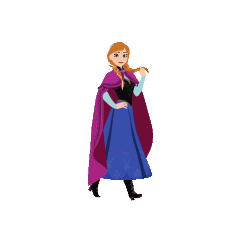 Princess Anna Sticker for iOS & Android | GIPHY