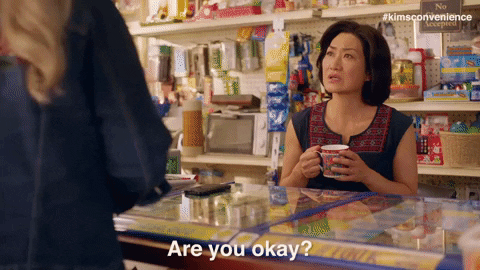 Are You Okay GIF by Kim's Convenience - Find & Share on GIPHY