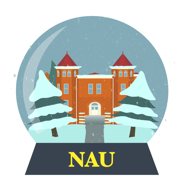 Northern Arizona University Snow Sticker by NAU Social for iOS ...
