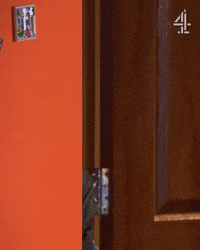 Peeking Around Corner Gif