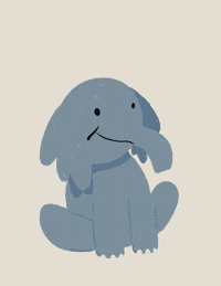 Happy Elephant Gif