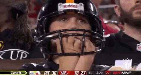 Nervous 2018 Nfl GIF by NFL - Find & Share on GIPHY