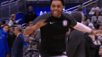 Jumping Brooklyn Nets GIF by NBA - Find & Share on GIPHY