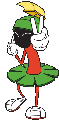 Happy Marvin The Martian Sticker by Ronaldo for iOS & Android | GIPHY