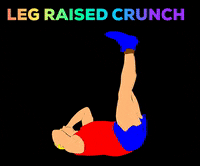 Vertical Leg Crunch Gif