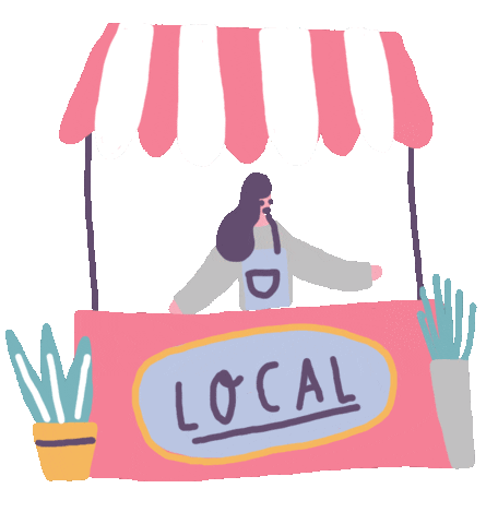 Small Business Shopping Sticker by Sara Maese for iOS & Android | GIPHY
