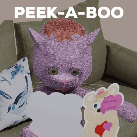 Peek A Boo Love GIF - Find & Share on GIPHY