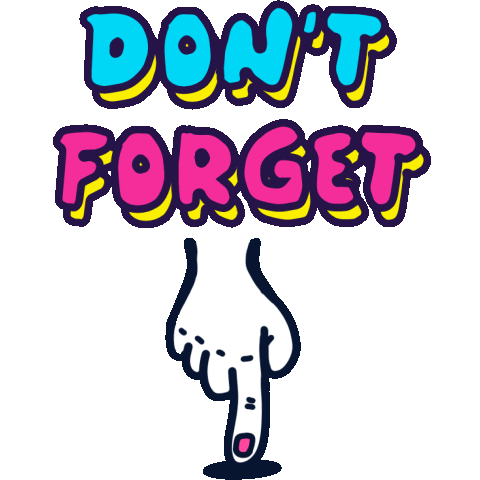 Point Remember Sticker for iOS & Android | GIPHY