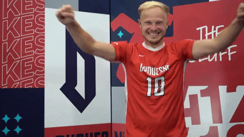 Soccer Celebration GIF by GoDuquesne - Find & Share on GIPHY