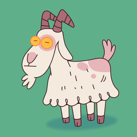 Goat GIF by The Unstoppable Yellow Yeti - Find & Share on GIPHY