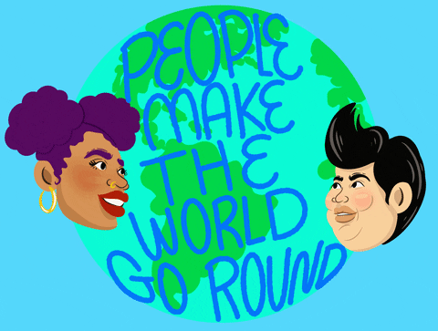 The-world-is-round-people GIFs - Get the best GIF on GIPHY