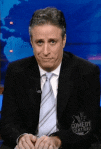 Jon Stewart Exasperated Gif