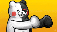 Danganronpa Monobear Gif
