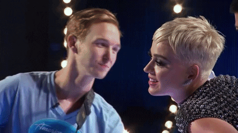 Katy Perry Kiss GIF by American Idol - Find & Share on GIPHY