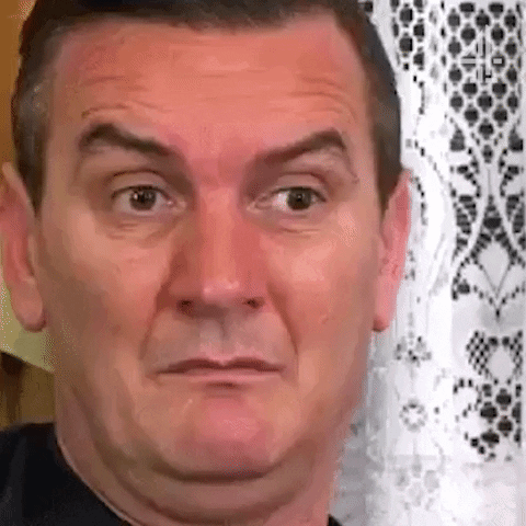 Television Eyebrows GIF by Channel 4 - Find & Share on GIPHY