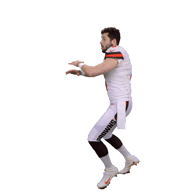 High Five Cleveland Browns Sticker by NFL for iOS & Android | GIPHY