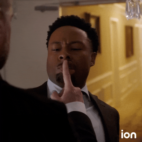 Silence Be Quiet GIF by ION - Find & Share on GIPHY