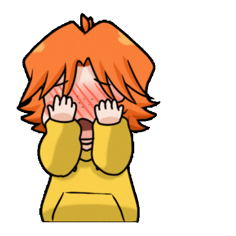 Blush Blushing Sticker for iOS & Android | GIPHY