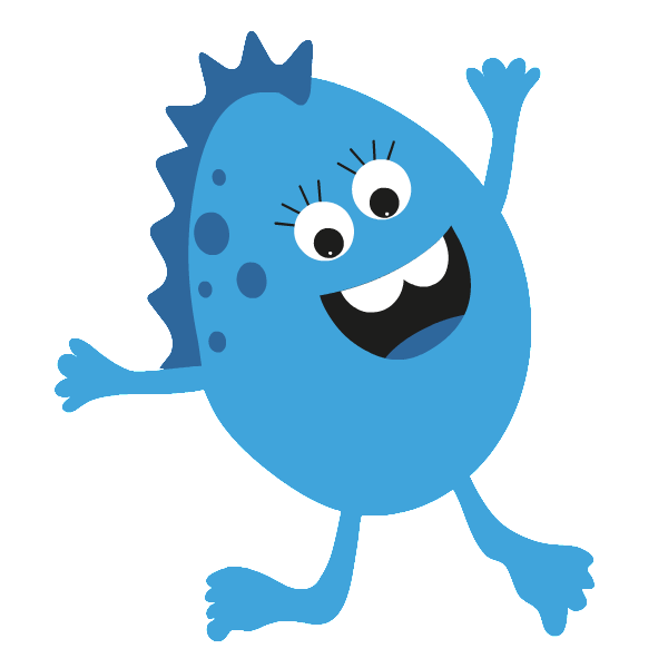 Happy Blue Man Sticker by British Science Association for iOS & Android ...