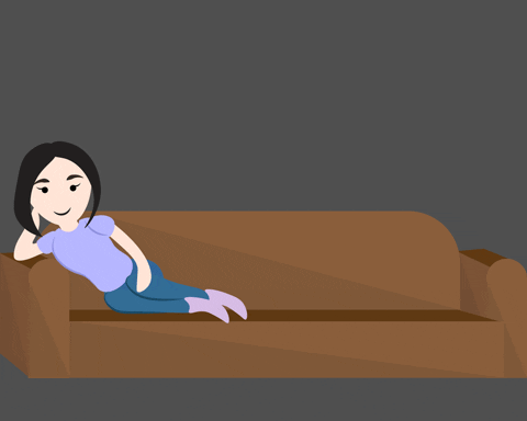 Sitting On Sofa Gif | Baci Living Room