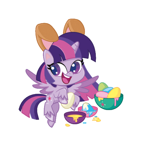 Twilight Sparkle Easter Sticker by My Little Pony for iOS & Android | GIPHY