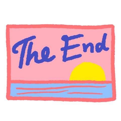 Sad The End Sticker for iOS & Android | GIPHY