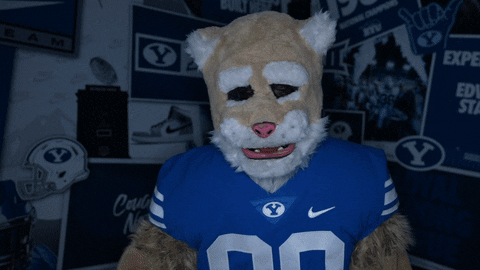 Cosmo Go Cougs GIF by BYU Cougars - Find & Share on GIPHY