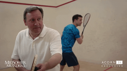 Midsomer Murders Racquet GIF by Acorn TV - Find & Share on GIPHY