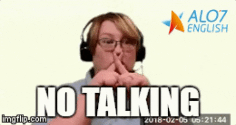 No Talking Total Physical Response GIF by ALO7.com - Find & Share on GIPHY