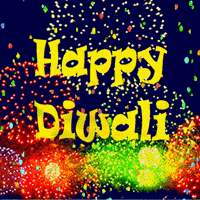 Diwali Fireworks Animated Gif
