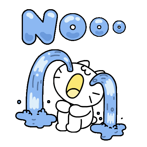 White Cat No Sticker by Mikitti - Find & Share on GIPHY