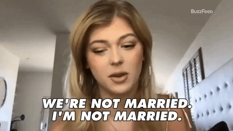 I Am Not Married GIFs - Find & Share on GIPHY