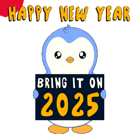 New Year Penguin Sticker by Pudgy Penguins - Find & Share on GIPHY