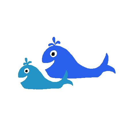 Blue Whale Sticker for iOS & Android | GIPHY