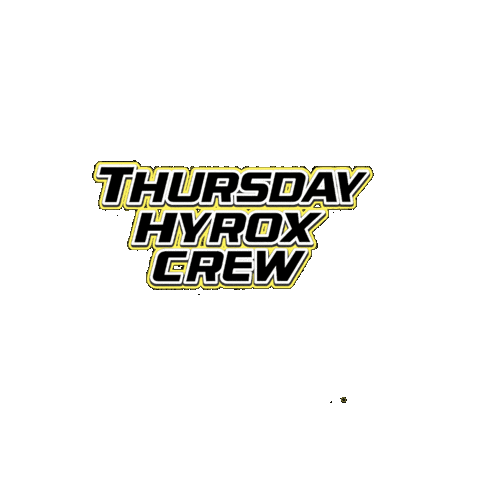 Thursday Hyrox Crew Stickers - Find & Share on GIPHY