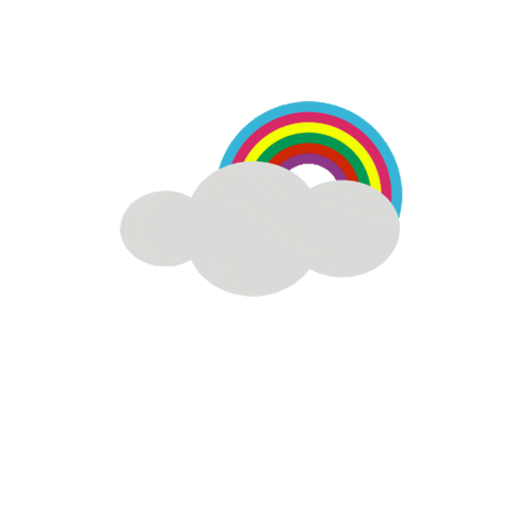 Sticker Rainbow Sticker by Kim Campbell for iOS & Android | GIPHY