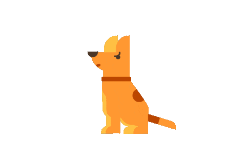 Dog Barking Sticker by Positive Programming for iOS & Android | GIPHY