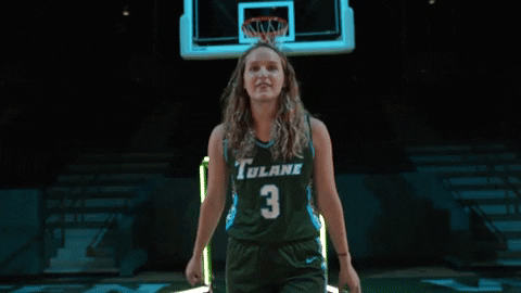 College Basketball Tulane GIF by GreenWave - Find & Share on GIPHY