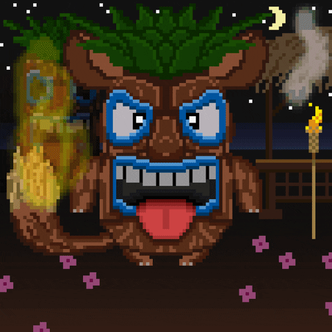 Pixel Tiki GIF by Noah Malloy - Find & Share on GIPHY
