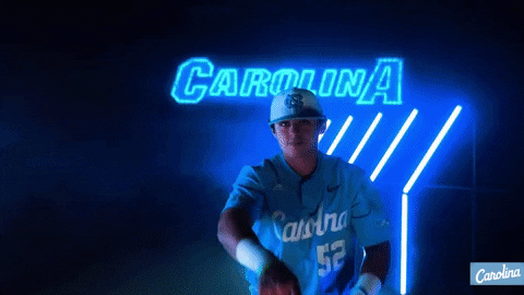 North Carolina Baseball GIF by UNC Tar Heels - Find & Share on GIPHY